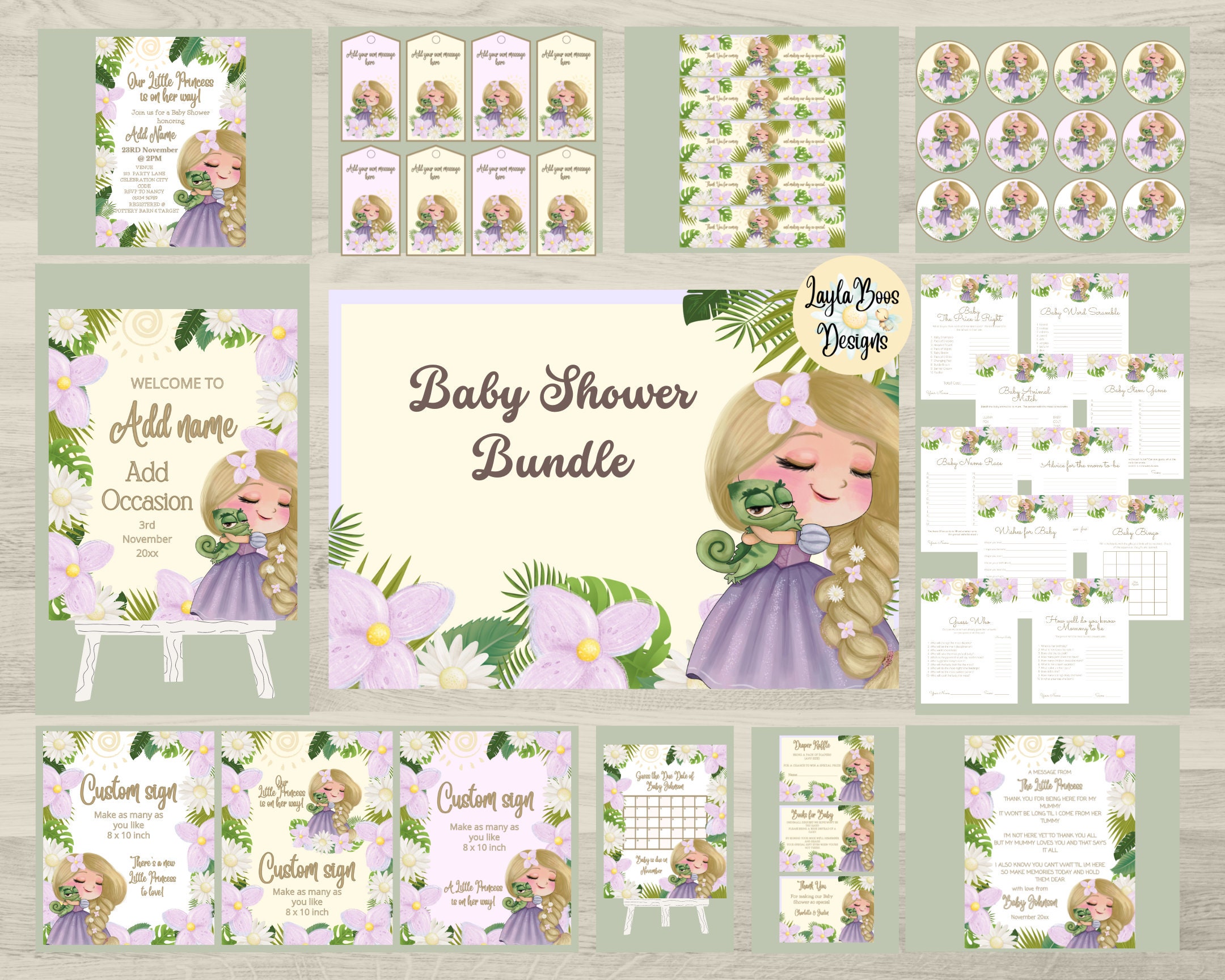 Rapunzel Baby Shower Once Upon A Find...