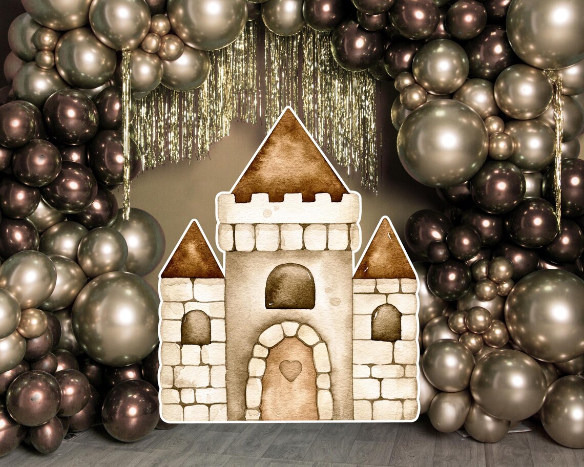 Castle Party Decor: Big Castle Cutout (digital File) - Etsy