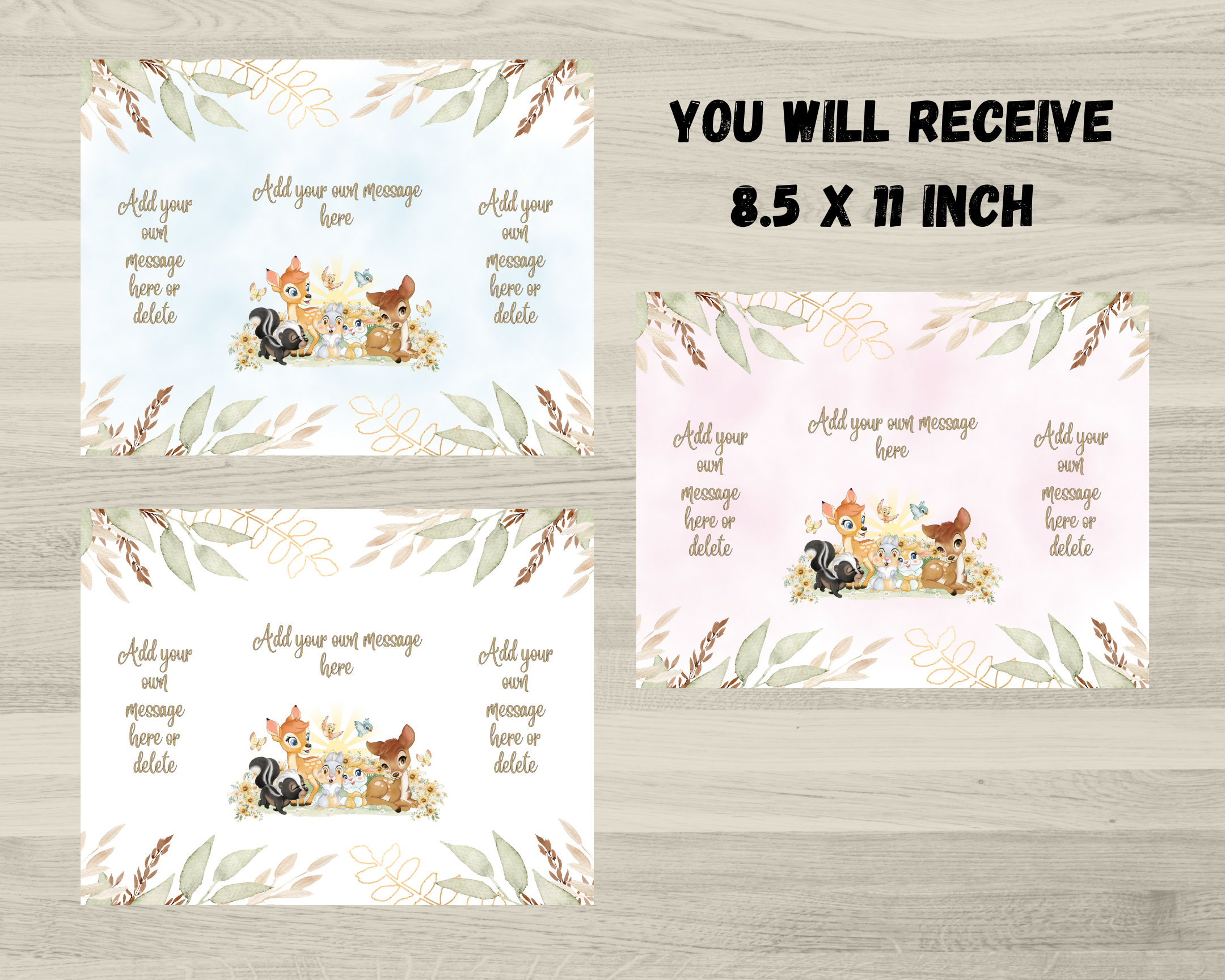 Bambi Chip Bag Wrapper, Bambi Birthday Decor, Bambi Baby Shower Decor ...