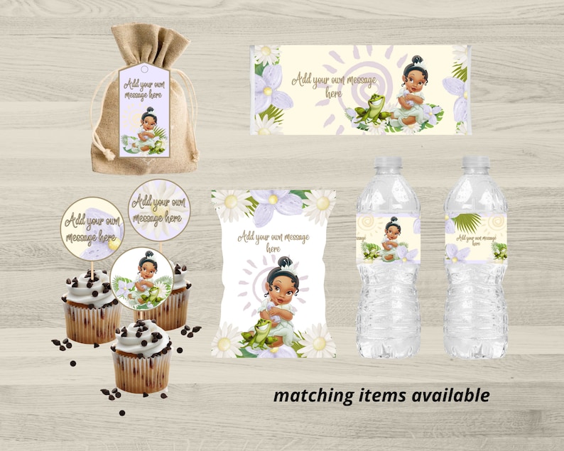 Baby Tiana Shower Invitation, Diaper Raffle, Books for Baby, Thank You ...