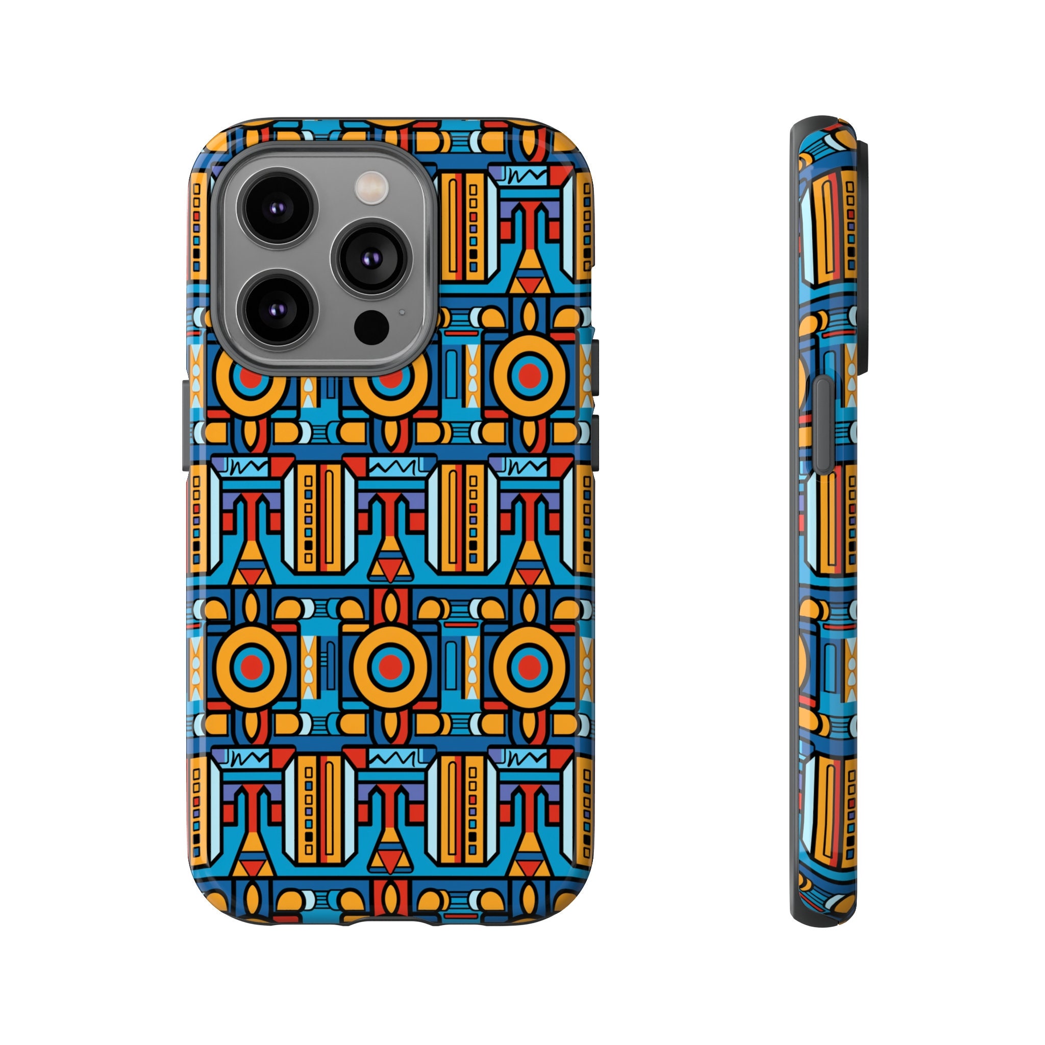 Vibrant Ndebele African Art Patterns Phone Case Embrace the Ndebele ...