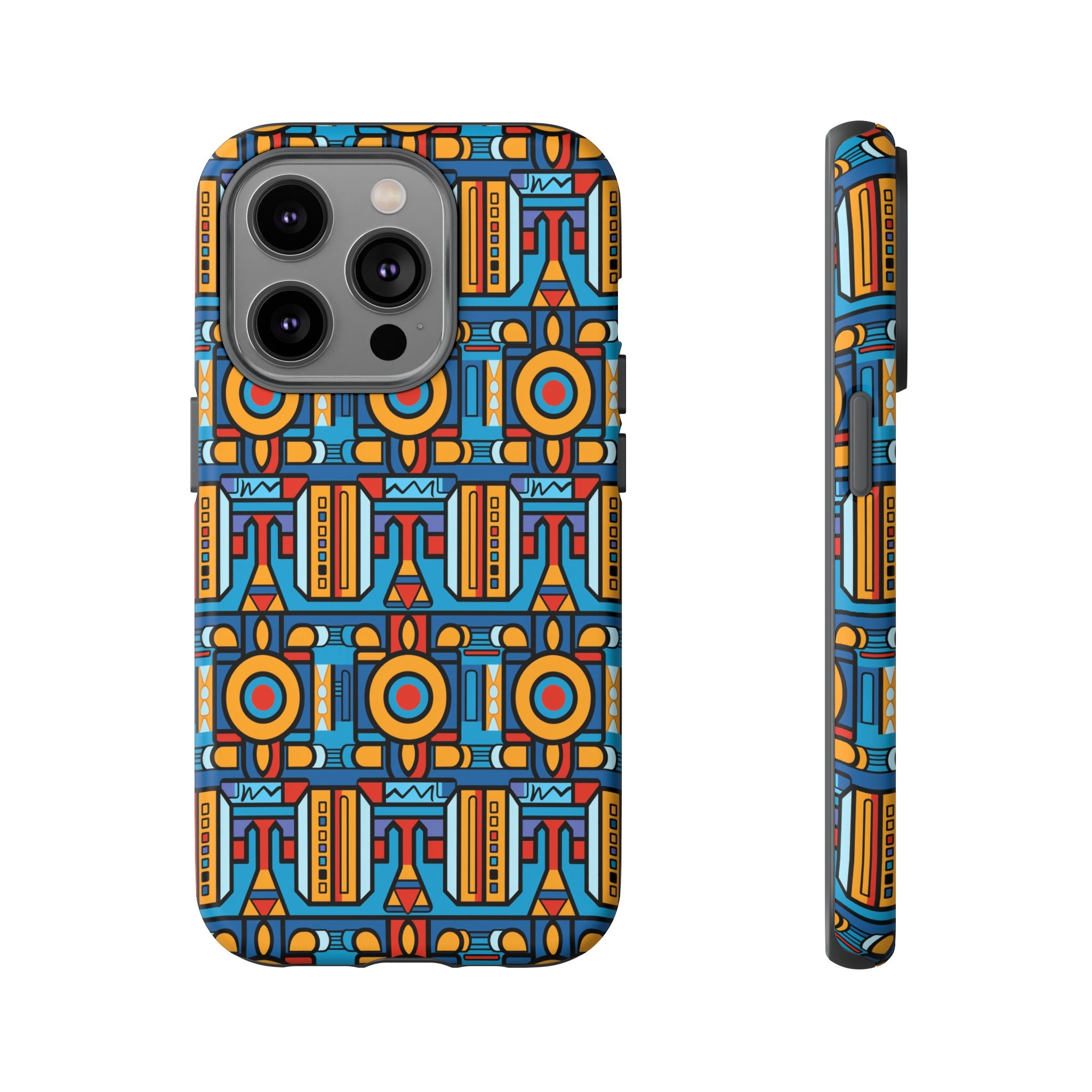 Vibrant Ndebele African Art Patterns Phone Case Embrace the Ndebele ...