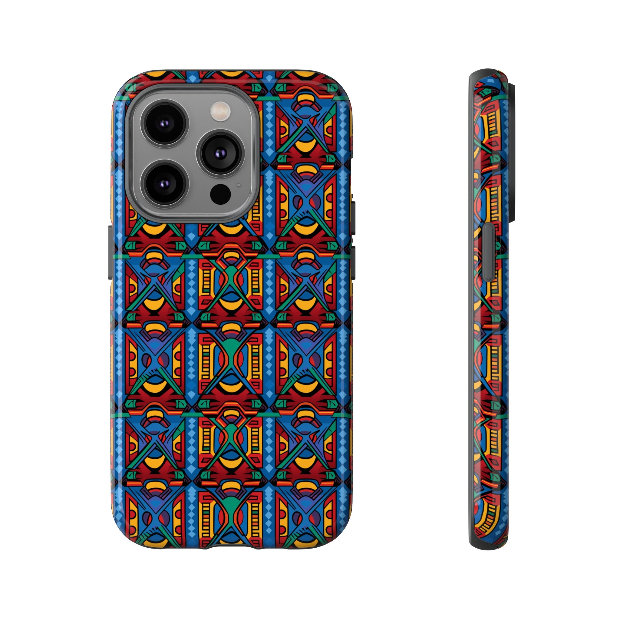 Vibrant Ndebele African Art Patterns Phone Case Embrace the Ndebele ...