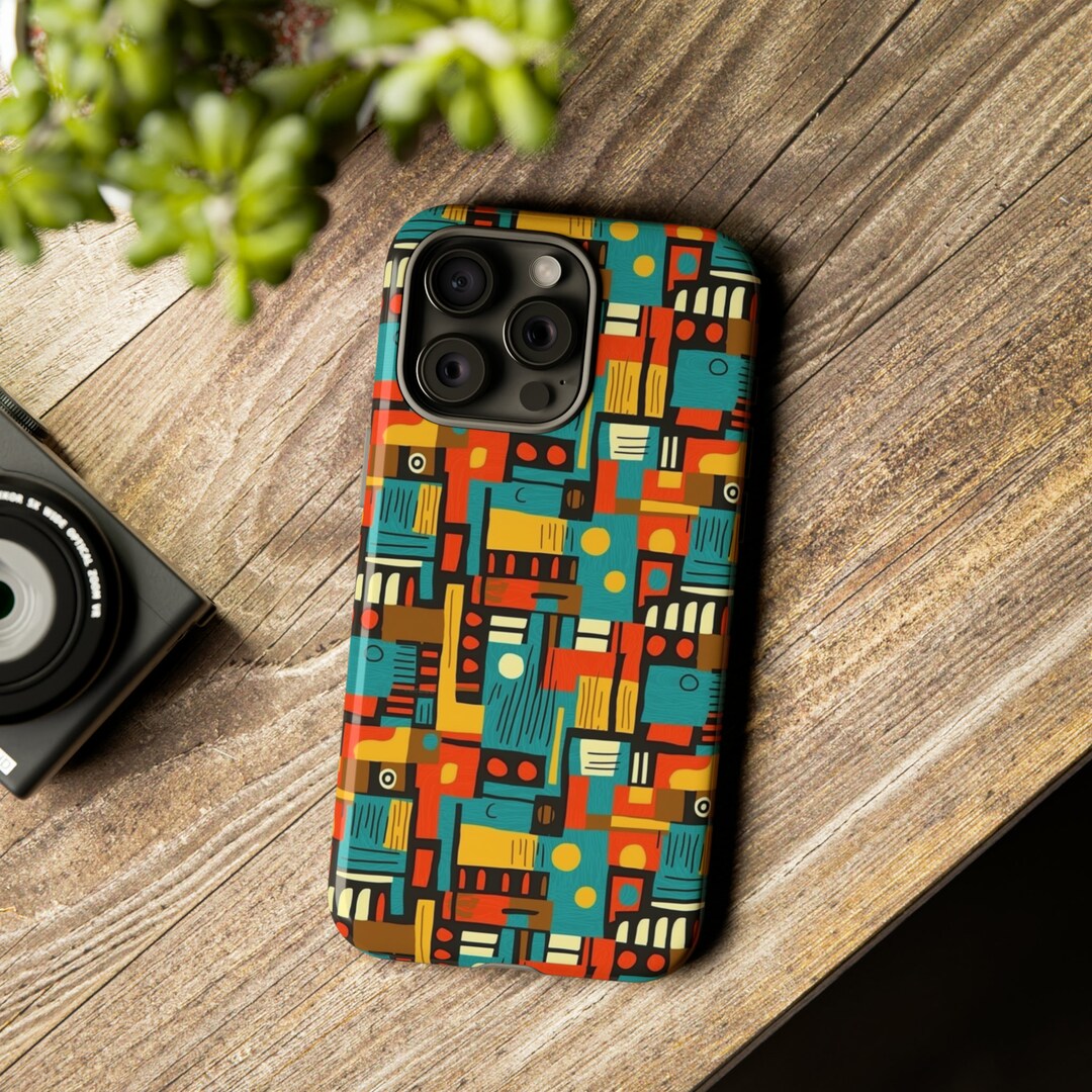 Copy of African Cubist Inspired Phone Case by Majestic Sips Artistic ...