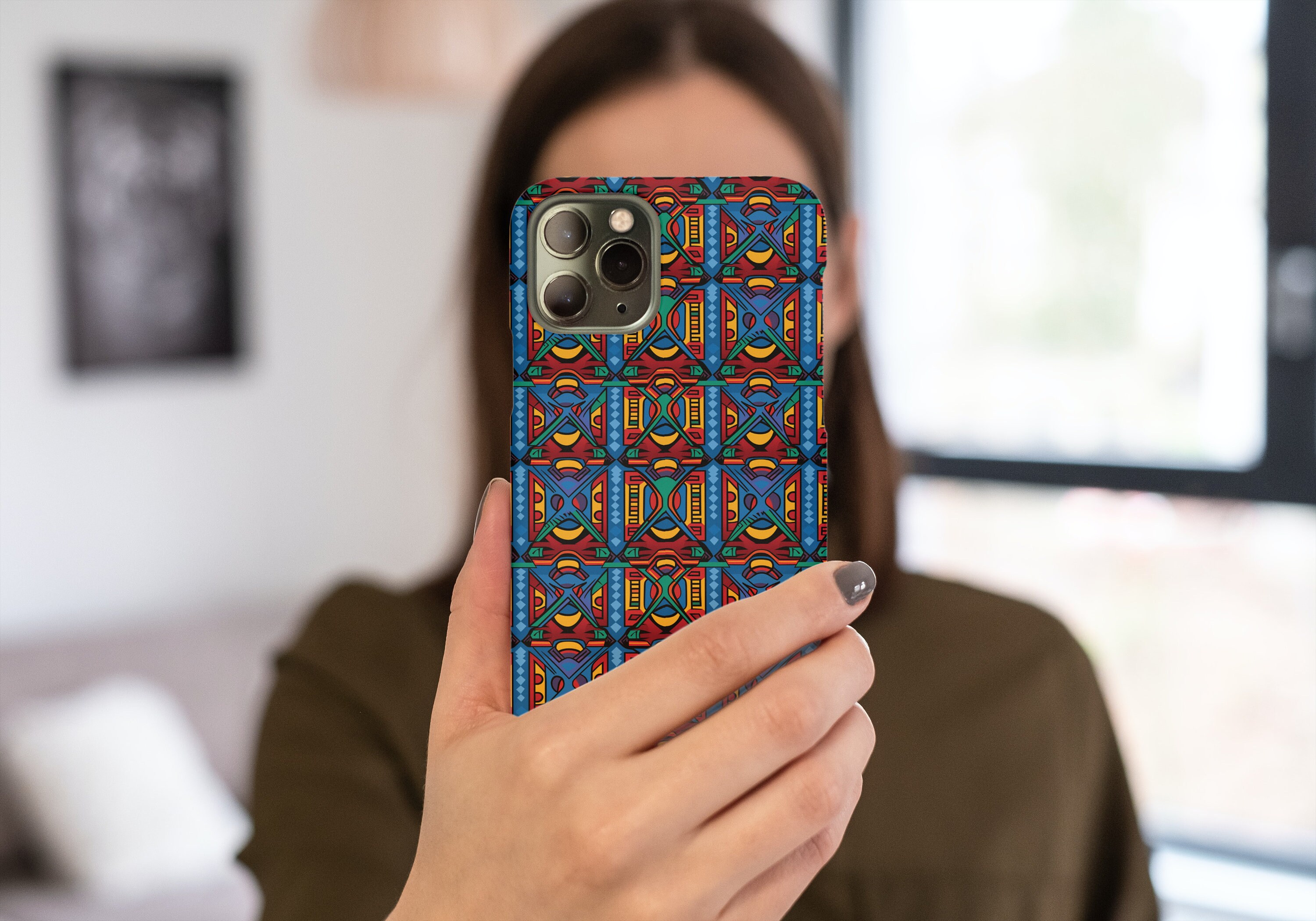 Vibrant Ndebele African Art Patterns Phone Case Embrace the Ndebele ...