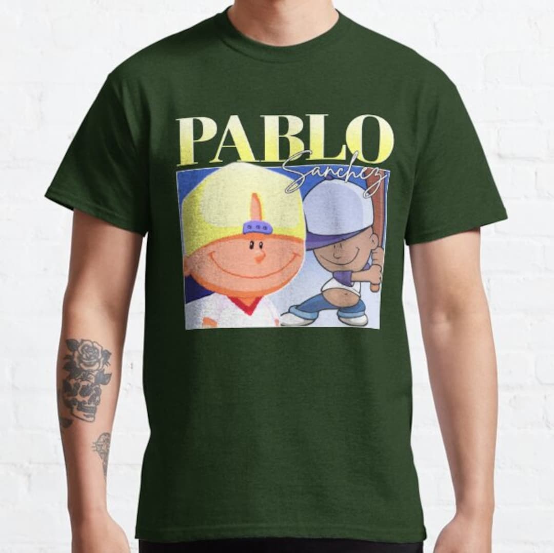 Pablo Sanchez Vintage Retro Bootleg Design Backyard Baseball Shirt ...