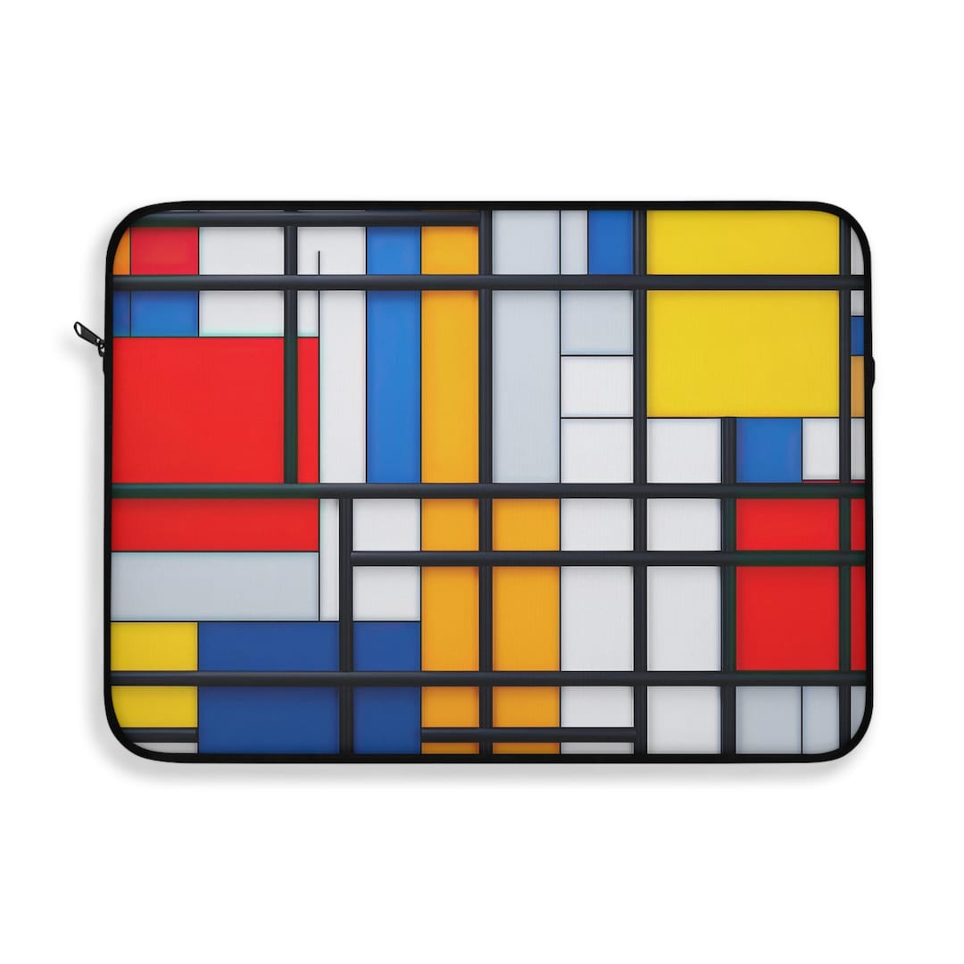 Piet Mondrian Laptop Sleeve Inspired, Modern Cubist MacBook Case ...
