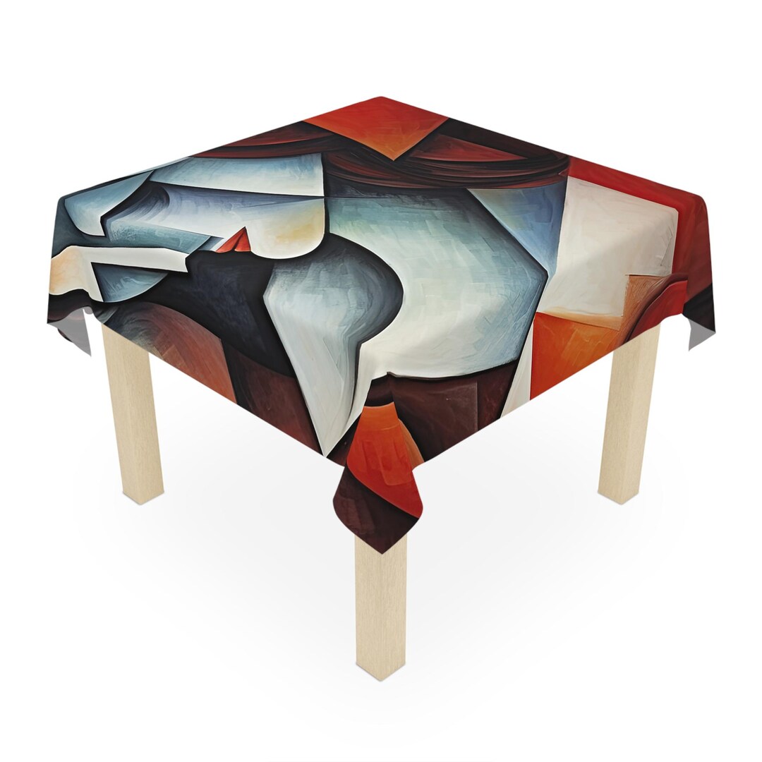 Pablo Picasso Table Covering Inspired, Cubism, Surrealism Tablecloth ...