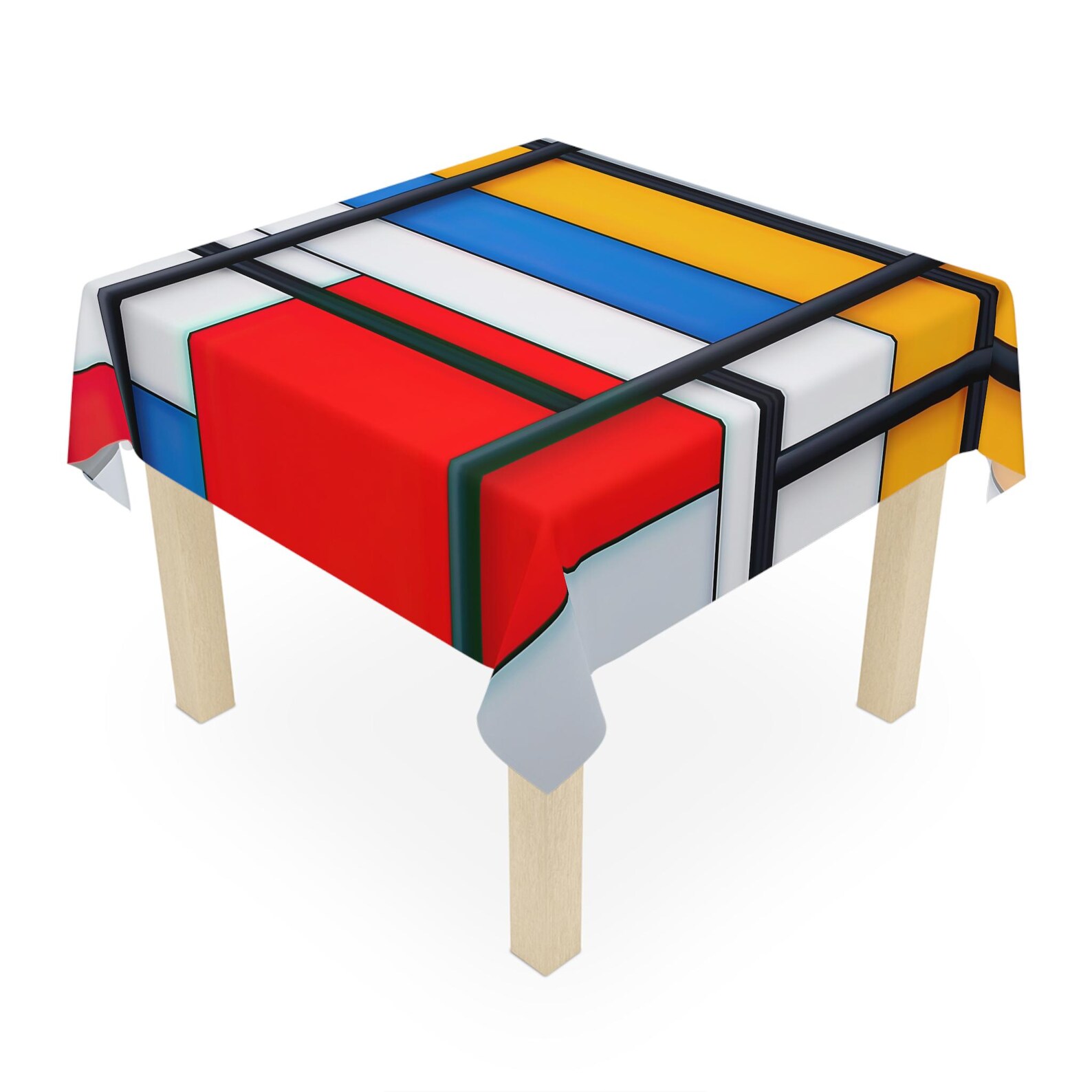 Piet Mondrian-inspired Tablecloth, De Stijl, Neoplasticism Table ...