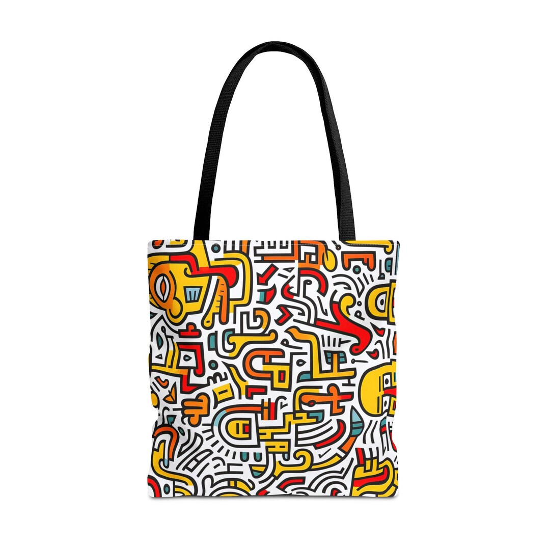 Tote Bag Inspired by Keith Haring, Mural Art, Guerrilla Art, City Tour ...