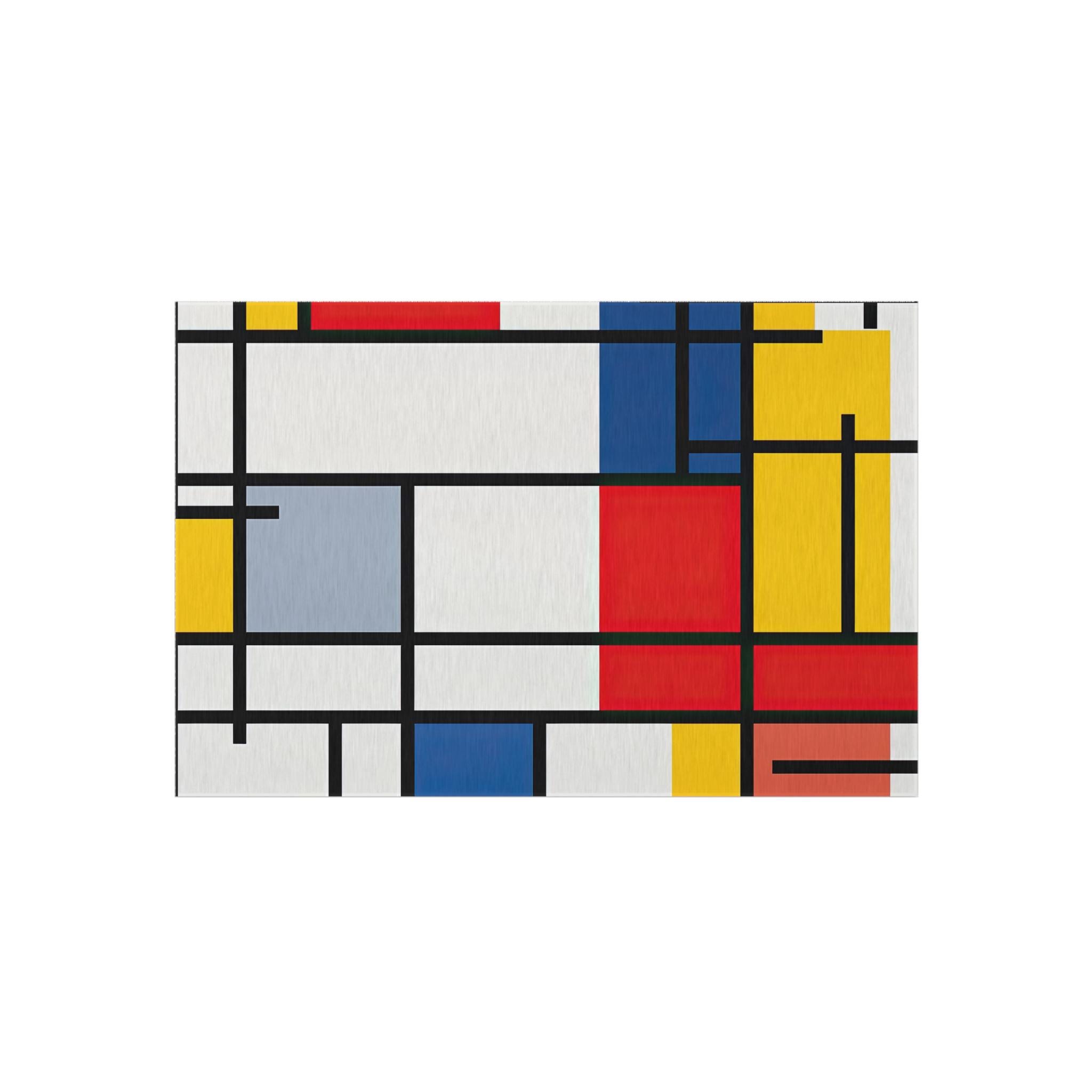Throw Rug Inspired by Piet Mondrian, Bauhaus Carpet, Neoplasticism ...