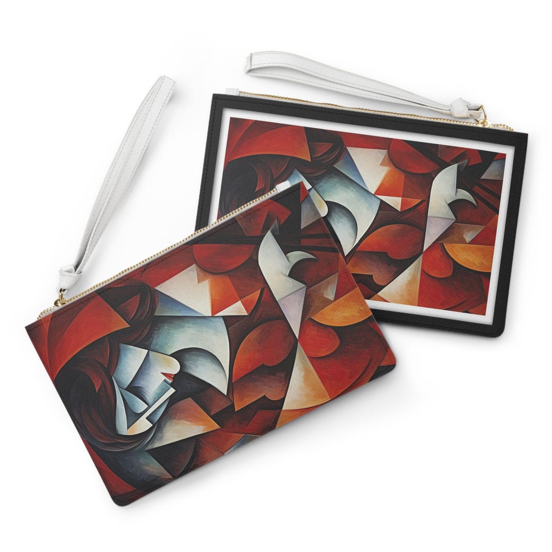 Pablo Picasso Designer Clutch Bag Inspired, Surrealist Fashion Purse ...