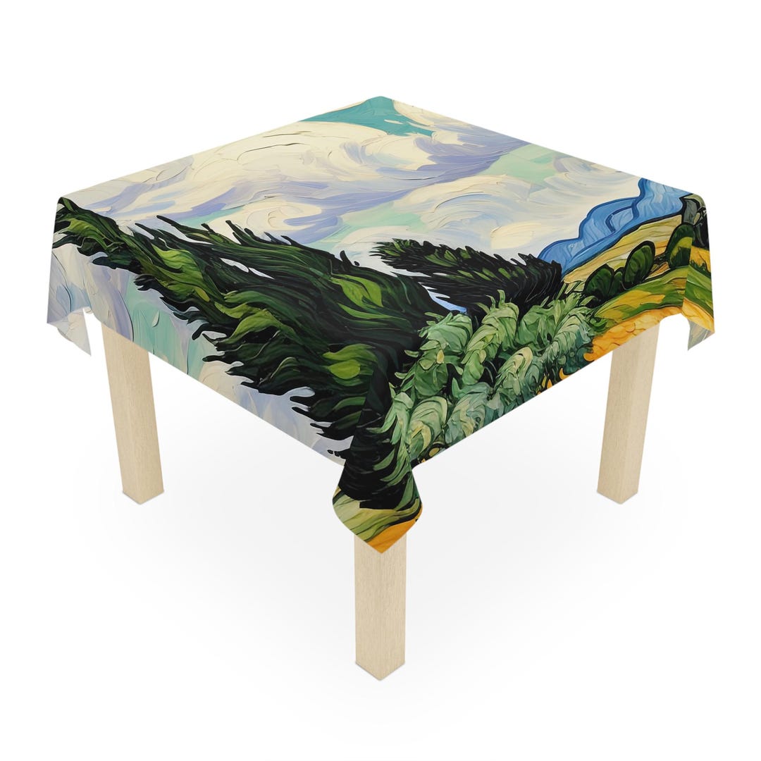 Vincent Van Gogh-inspired Tablecloth, Post-impressionism Table Covering ...
