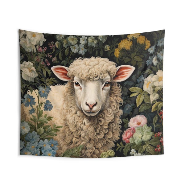 Sheep Wall Tapestry - Etsy