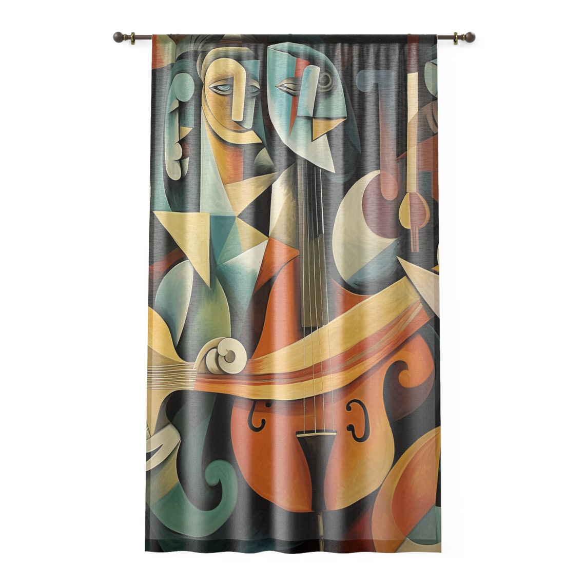 Whimsical Cubism Curtain Inspired by Pablo Picasso, Charming Post ...