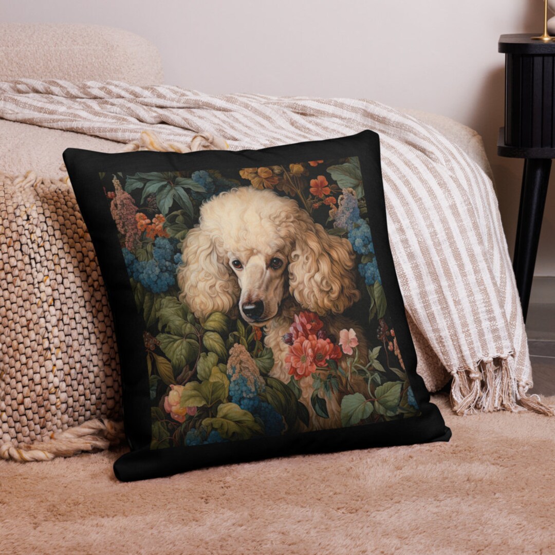 Poodle Pillow Intelligence & Grace, William Morris, Grandmacore ...
