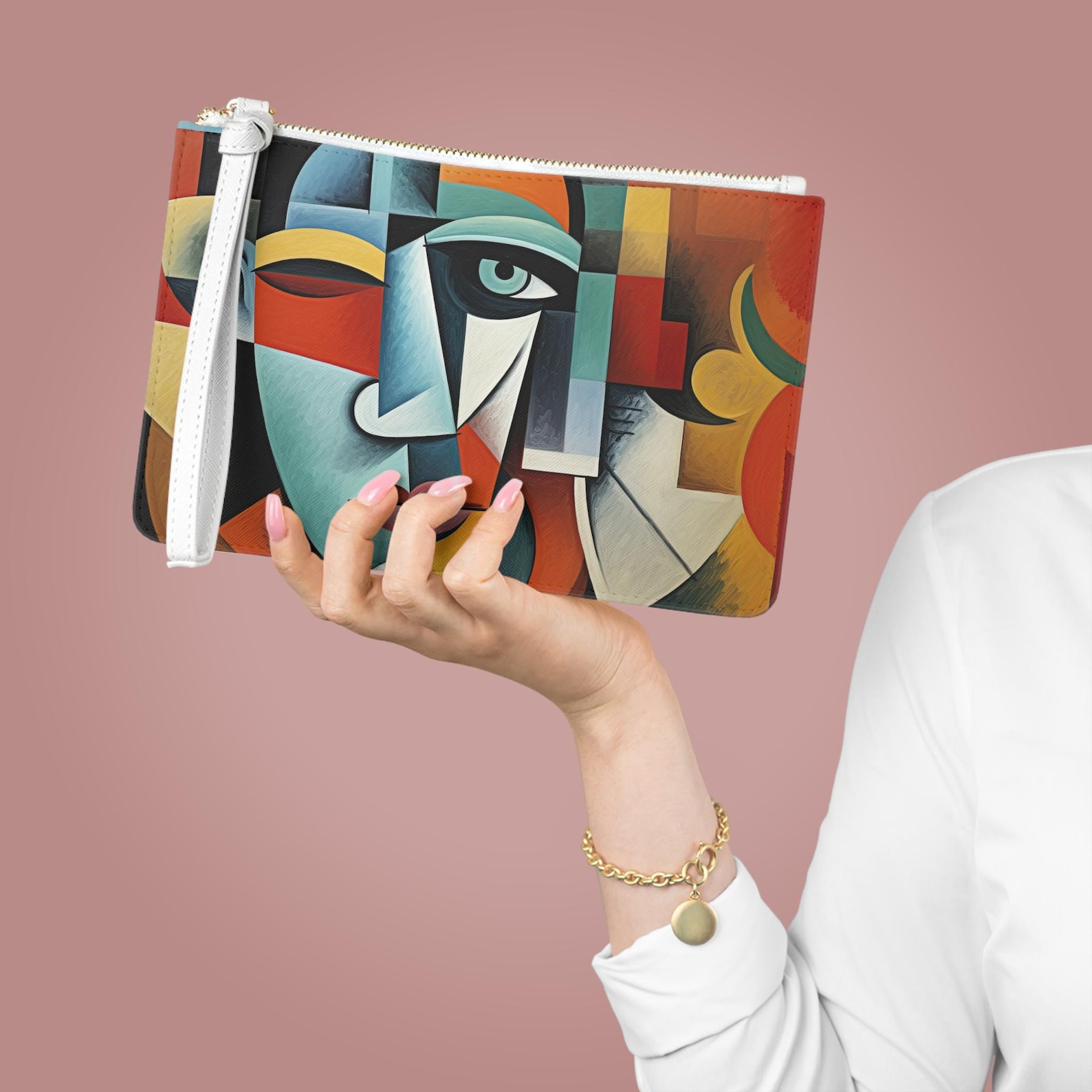 Pablo Picasso Clutch Bag Inspired, Cubist Purse, Surrealism Fashion ...