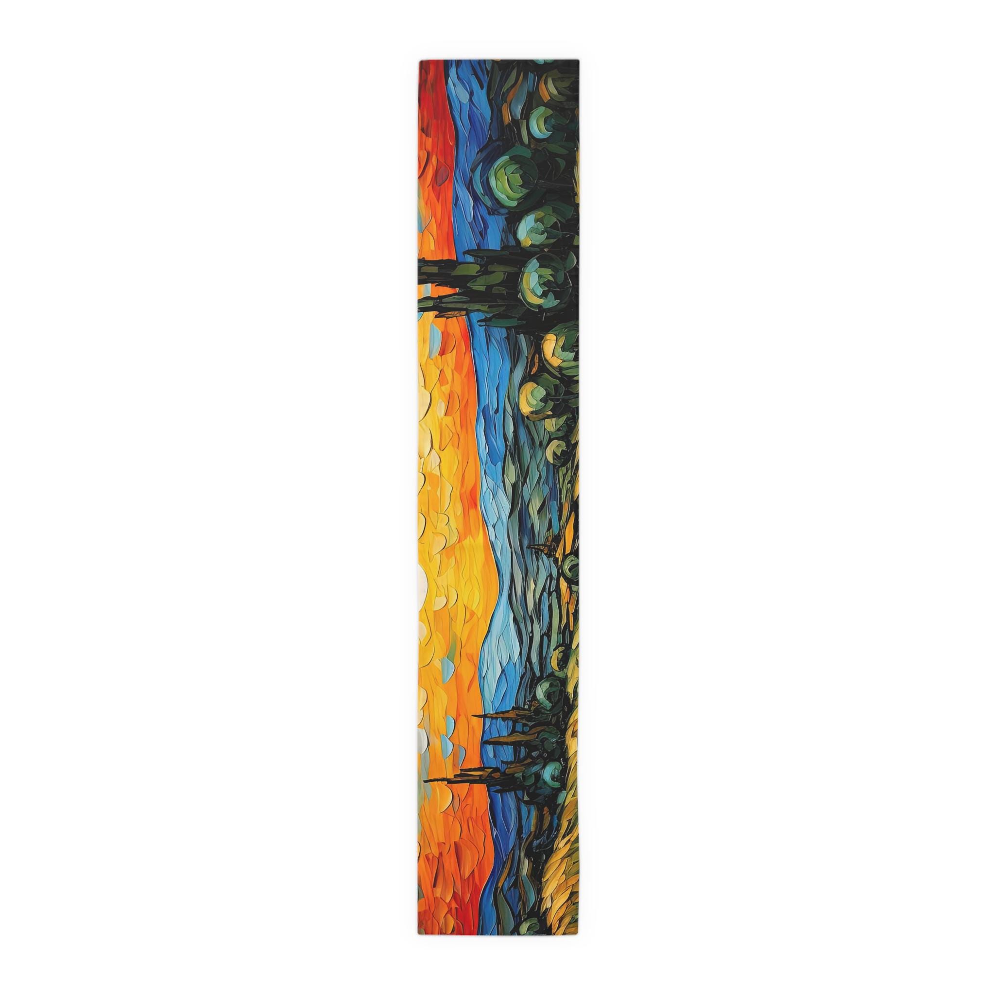 Vincent Van Gogh Table Runner Inspired, Post-impressionism Dining Decor ...
