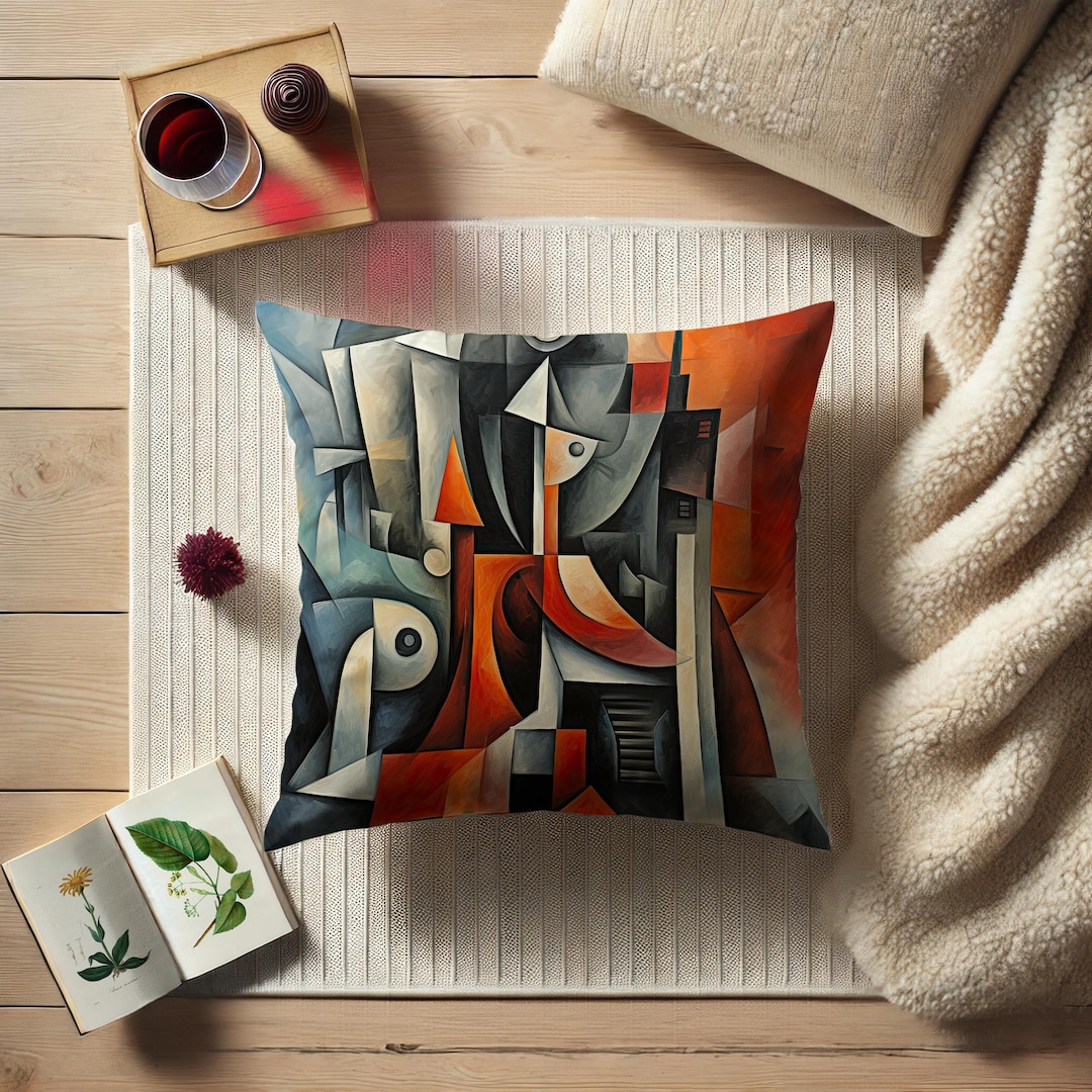 Charming Surrealism Pillow Inspired Pablo Picasso, Symbolic Post ...