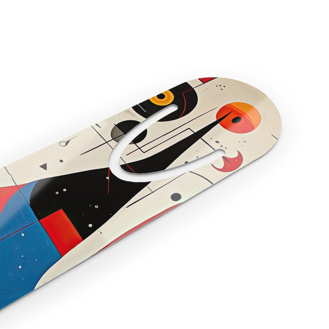 Joan Miro Inspired Bookmark, Surrealist Imagery, Vibrant Dada Elements ...