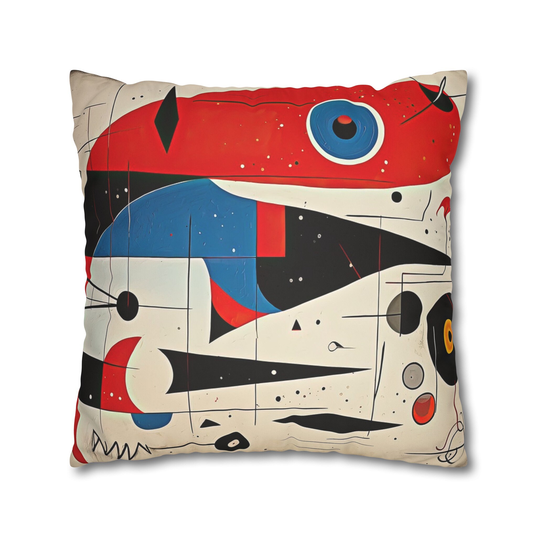 Expressionist Pillow Inspired Joan Miró, Abstract Dada Art, Miro Lovers ...