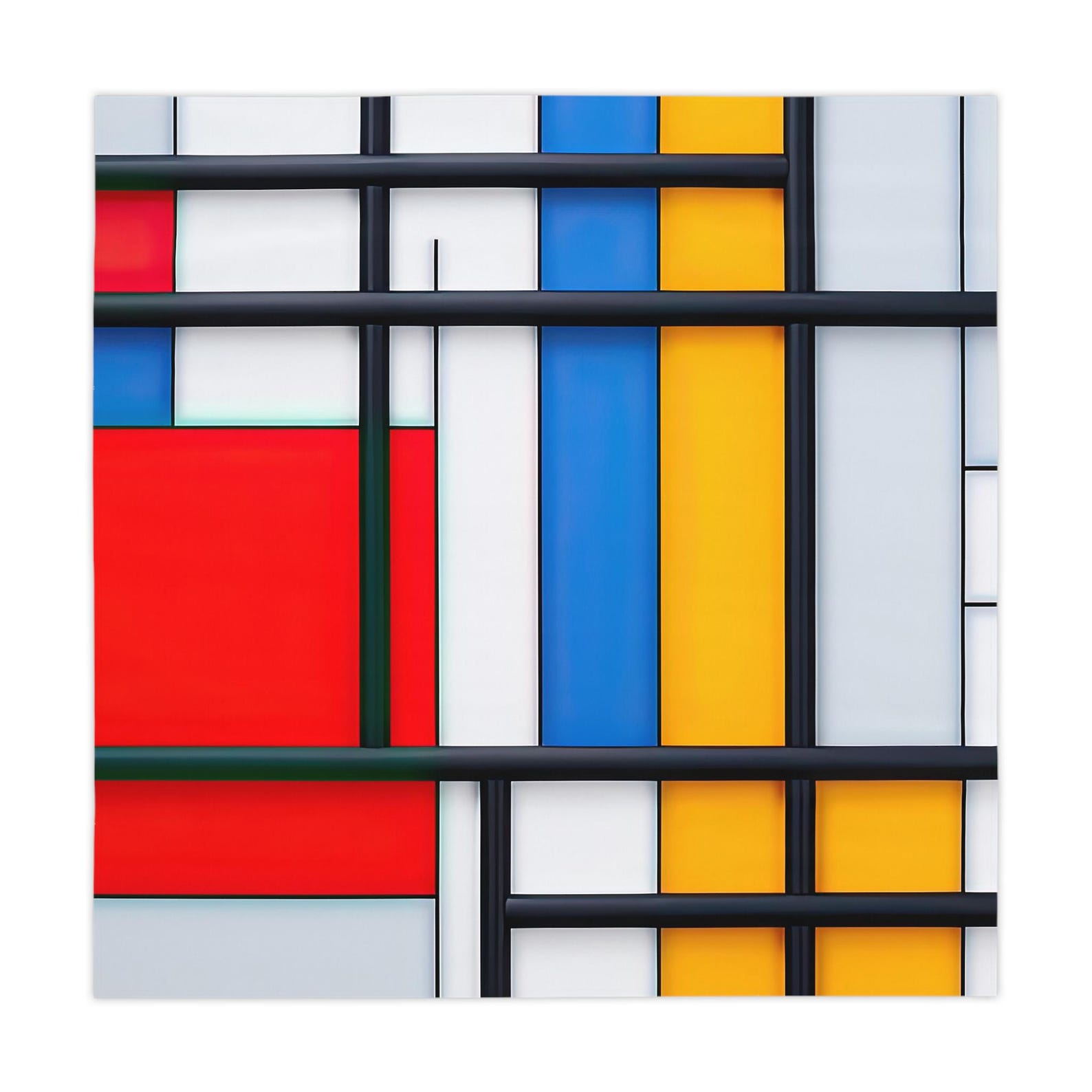 Piet Mondrian-inspired Tablecloth, De Stijl, Neoplasticism Table ...