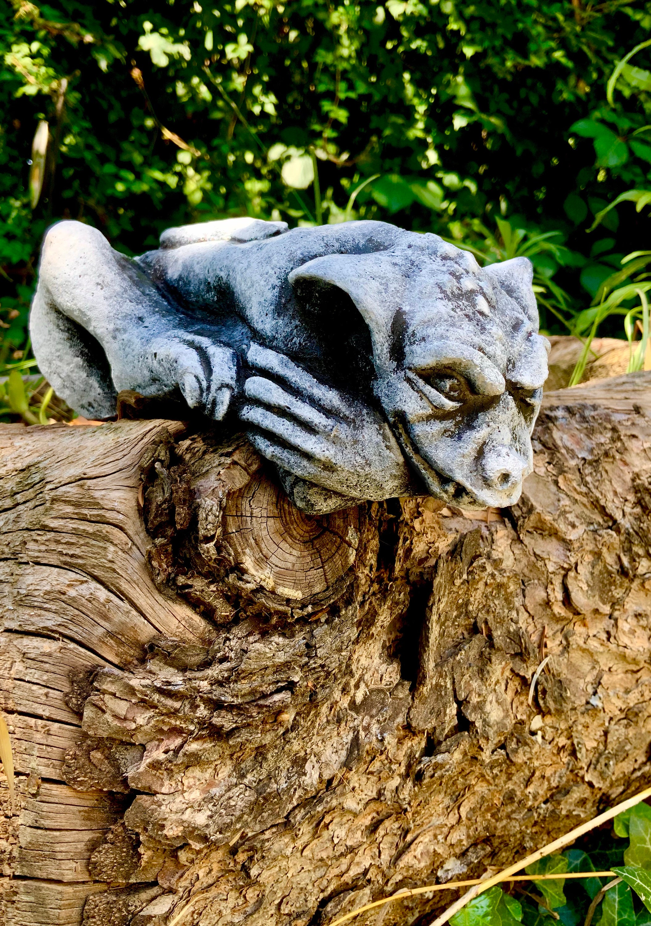 Gothic Stone Gargoyle / Shelf Peeping Gremlin / Guardian Gothic ...