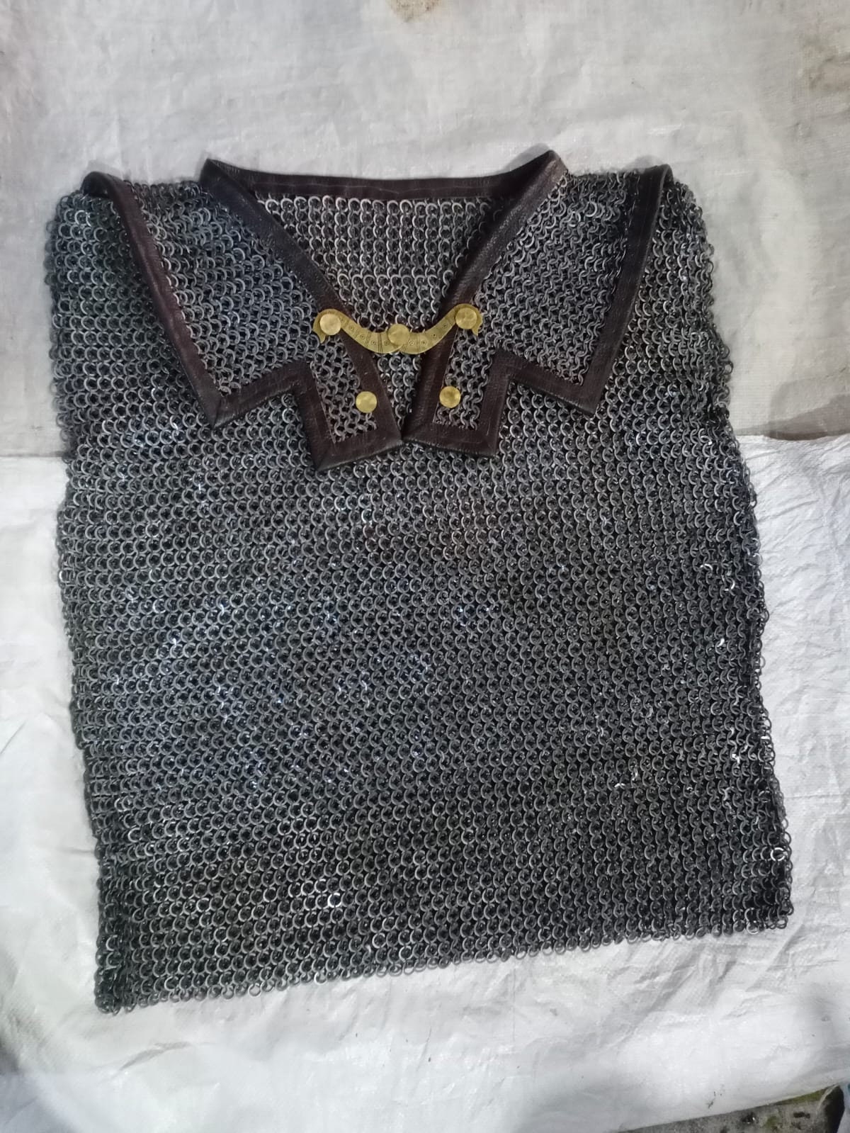 Roman Chainmail Hamata , Roman Lorica Hamata , 6 Mm Round Riveted With ...