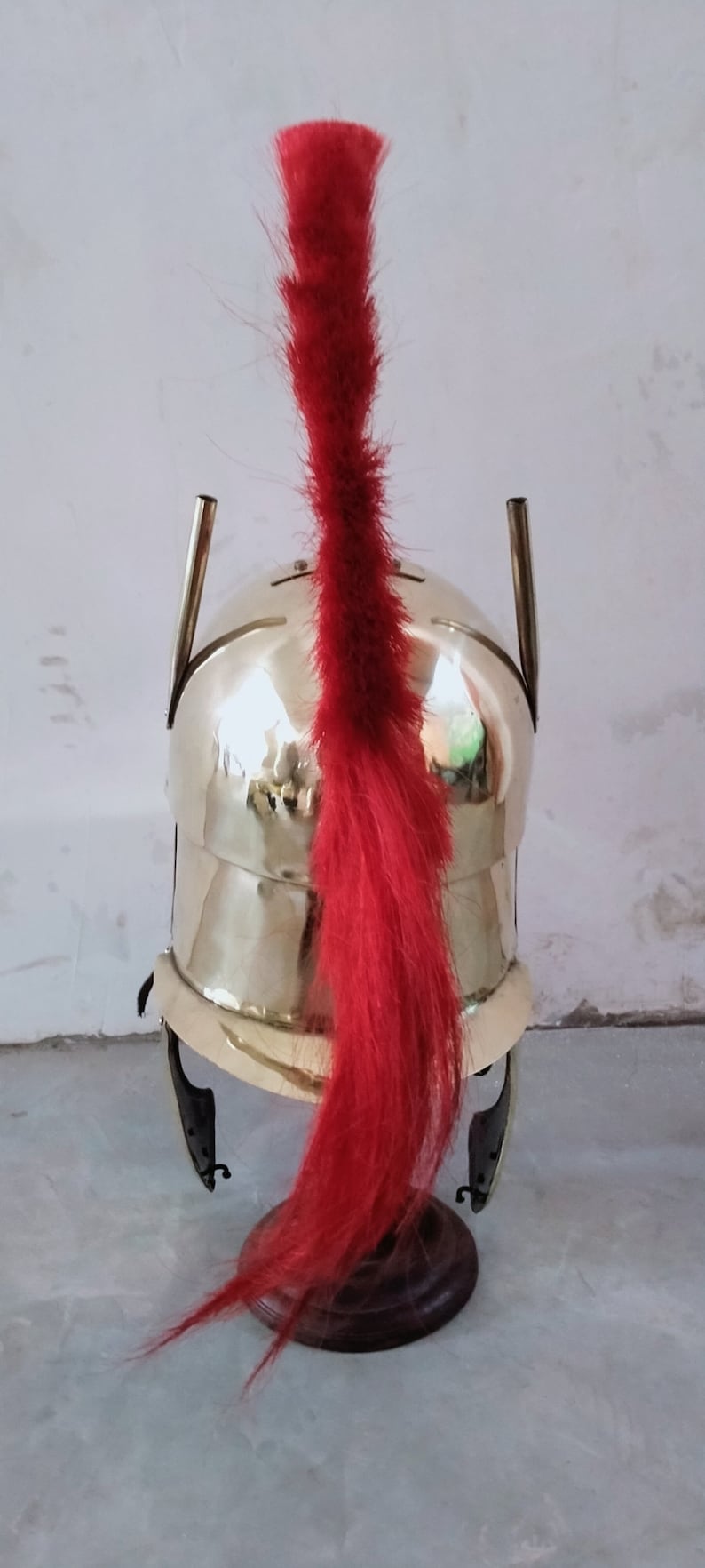 Apulo-corinthian Helmet With Cheekpieces 1.2 Mm Brass - Etsy