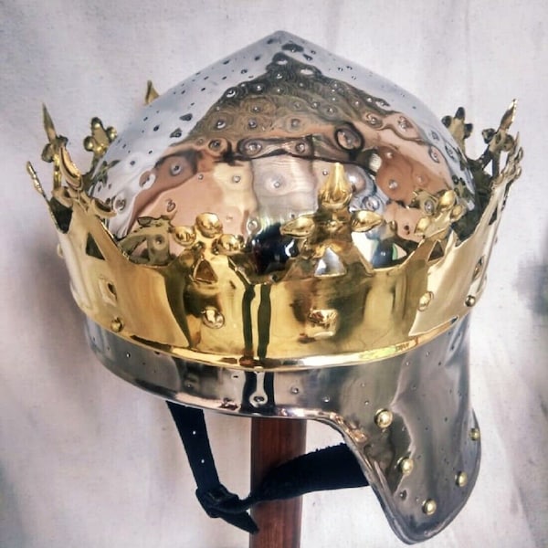 Crown Knight Helmet - Etsy