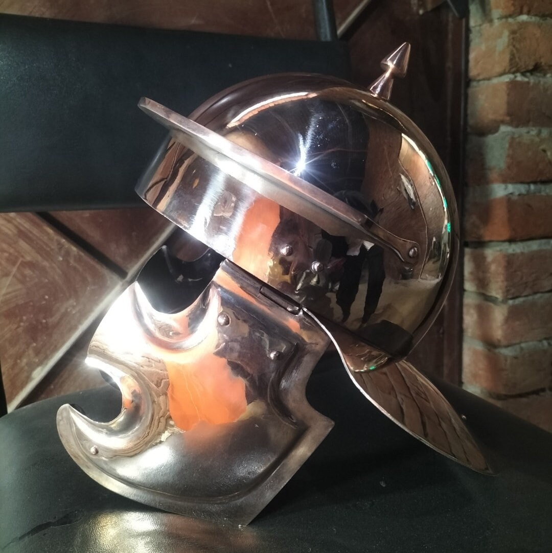 Bronze Replica of a Coolus G Helmet – Dated 1st Century A.D. 1.5 Mm ...