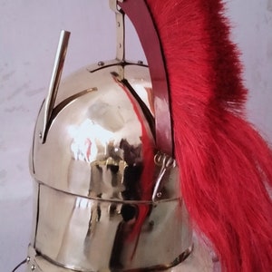 Apulo-corinthian Helmet With Cheekpieces 1.2 Mm Brass - Etsy