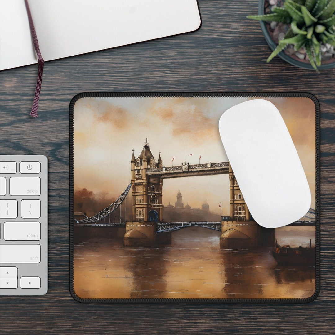 Tower Bridge Gaming Mouse Pad London Art Mousepad Artistic - Etsy
