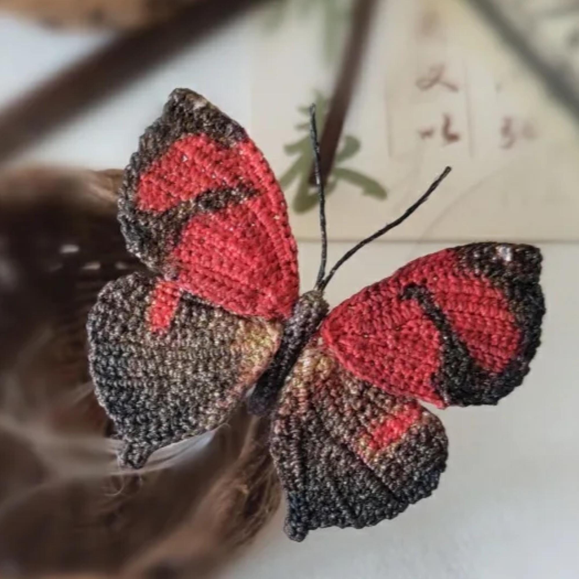 Crochet Pattern:glancy Butterfly,crochet Butterfly,butterfly PDF ...