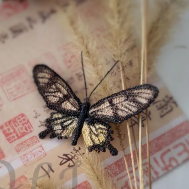 Swallowtail Butterfly Crochet Pattern: Amigurumi PDF & Video - Etsy