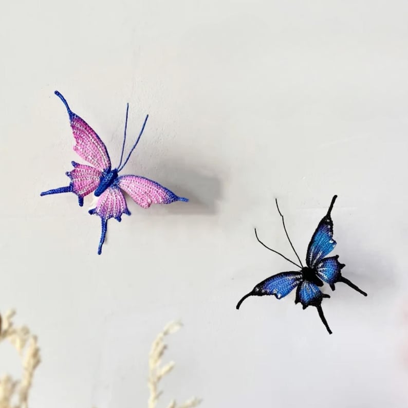 Crochet Butterfly Pattern PDF | Thread Crochet Vintage Butterfly | DIY ...