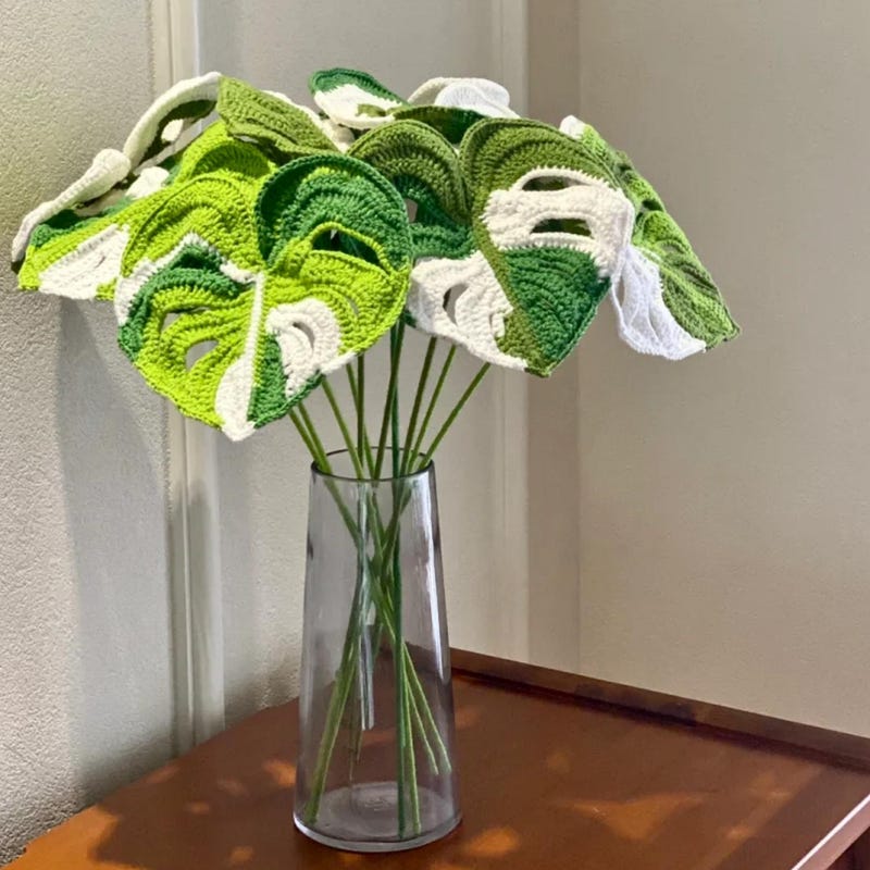 Crochet Monstera - Etsy