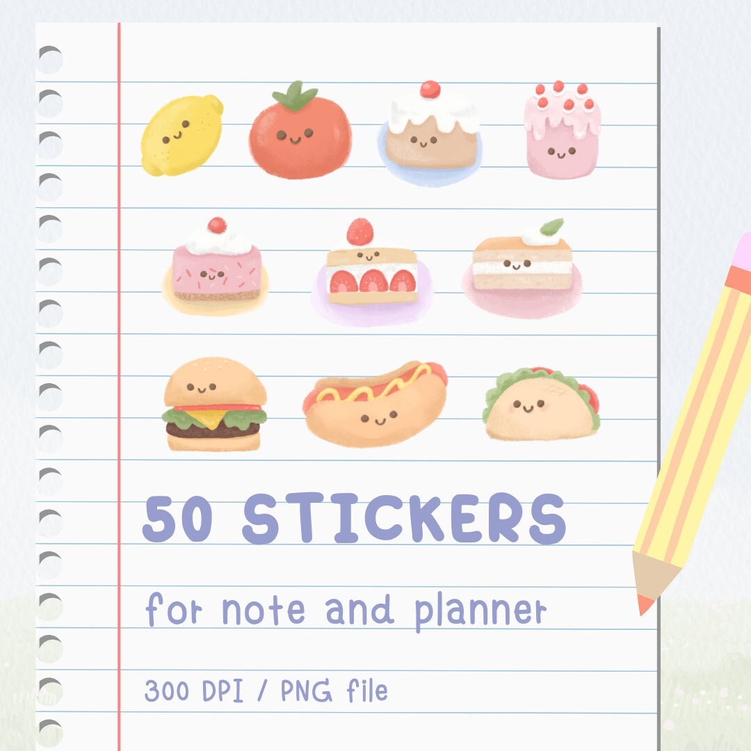 Digital Sticker for Note and Planner - Etsy
