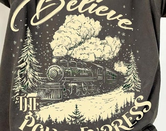 North Pole Christmas Train PNG Believe the Polar Express Funny ...