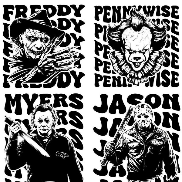 Horror Movie Svg - Etsy