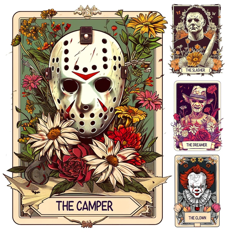 Horror Character Poster - Etsy