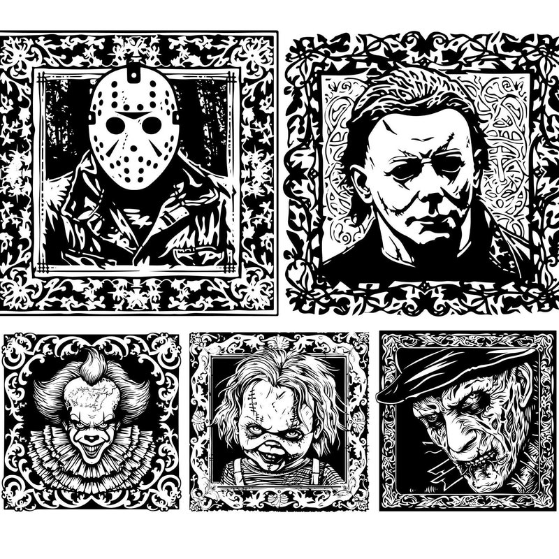 Horror Movie Svg - Etsy