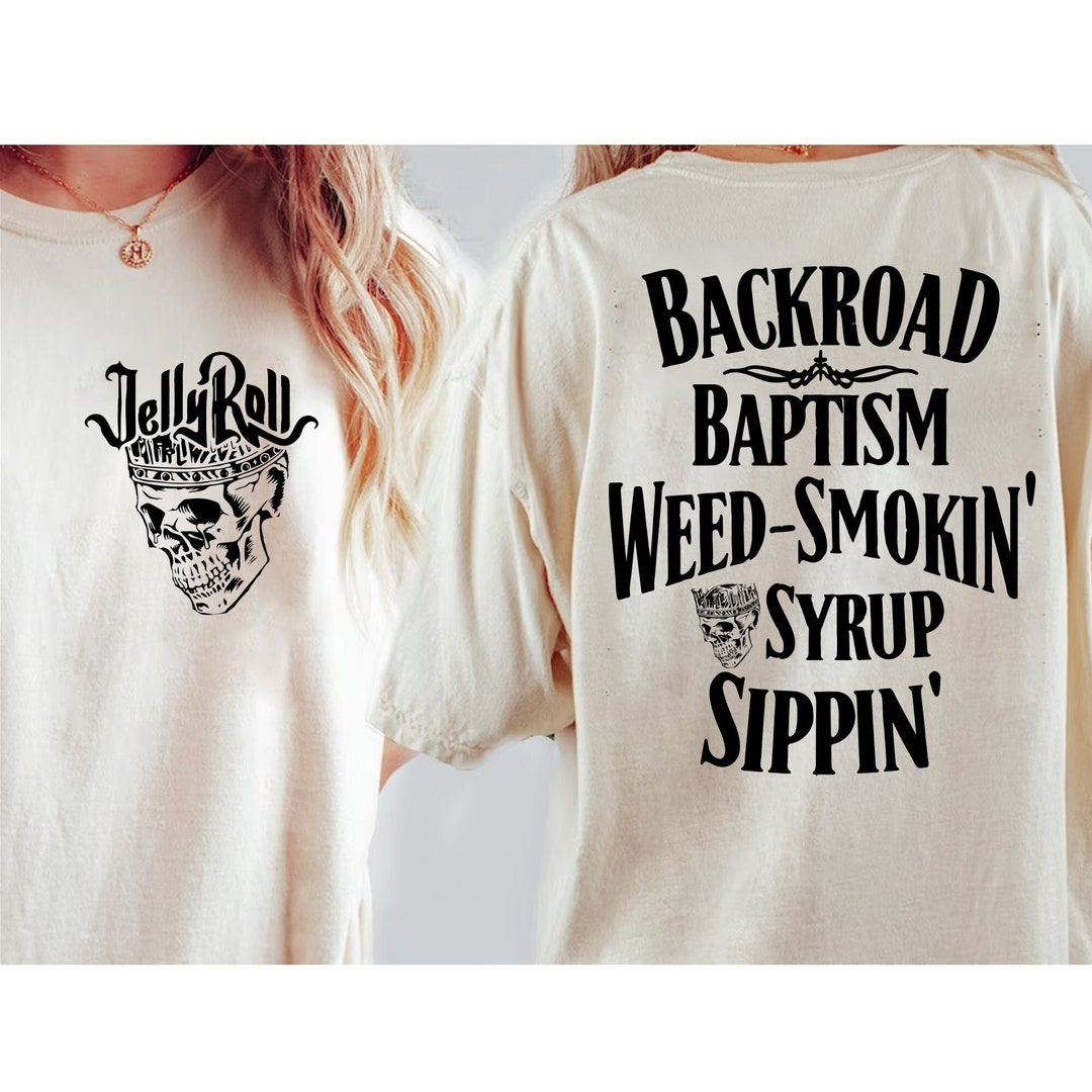 Backroad Baptism Jelly Roll SVG PNG Sublimation With Pocket Design Rock ...