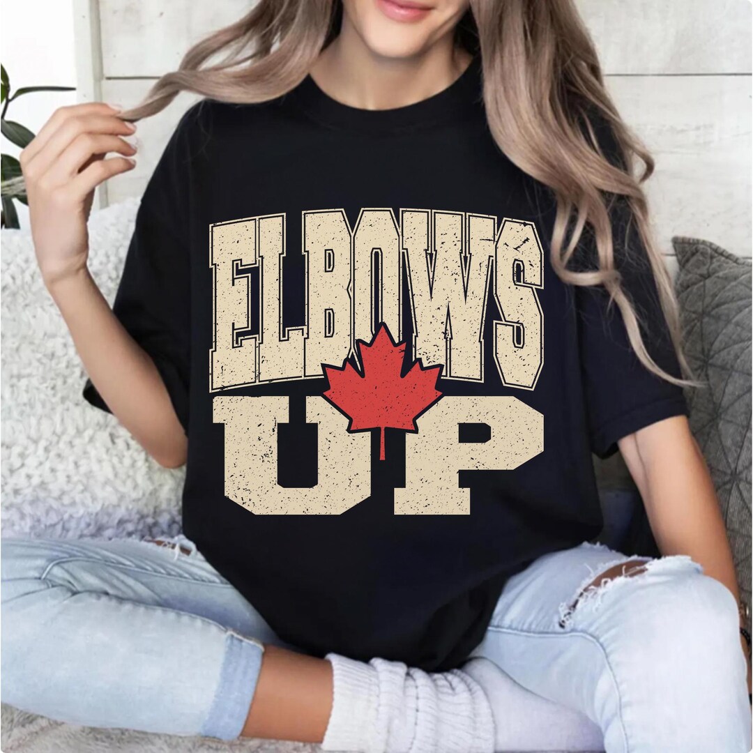 Elbows up Canada Png, Elbows Up, Canada Png, Canadian Pride T-shirt ...