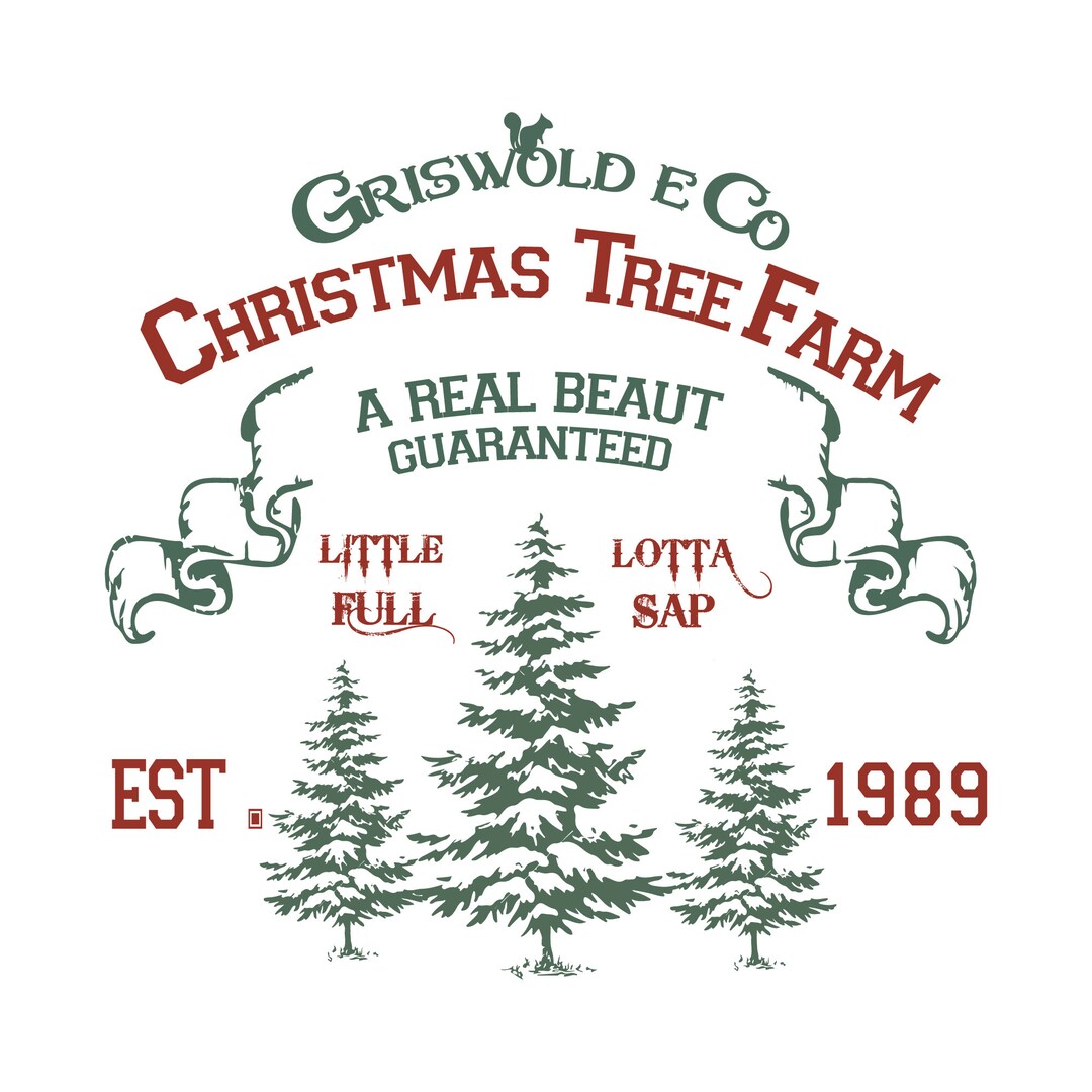 Christmas Tree Farm PNG Family Christmas PNG Christmas Movie - Etsy