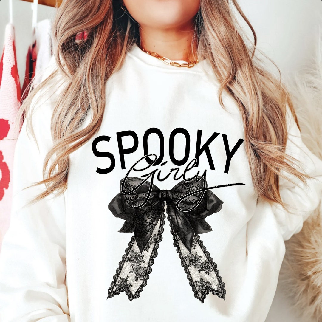 Spooky Girly Png, Halloween Png, Coquette Halloween, Spooky Season Png ...