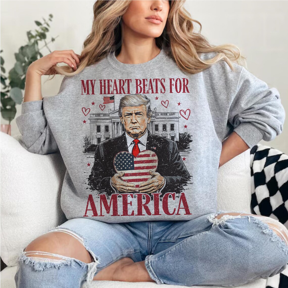 Trump Valentine's Day PNG White House Pink Trump 2024, Graphic PNG ...