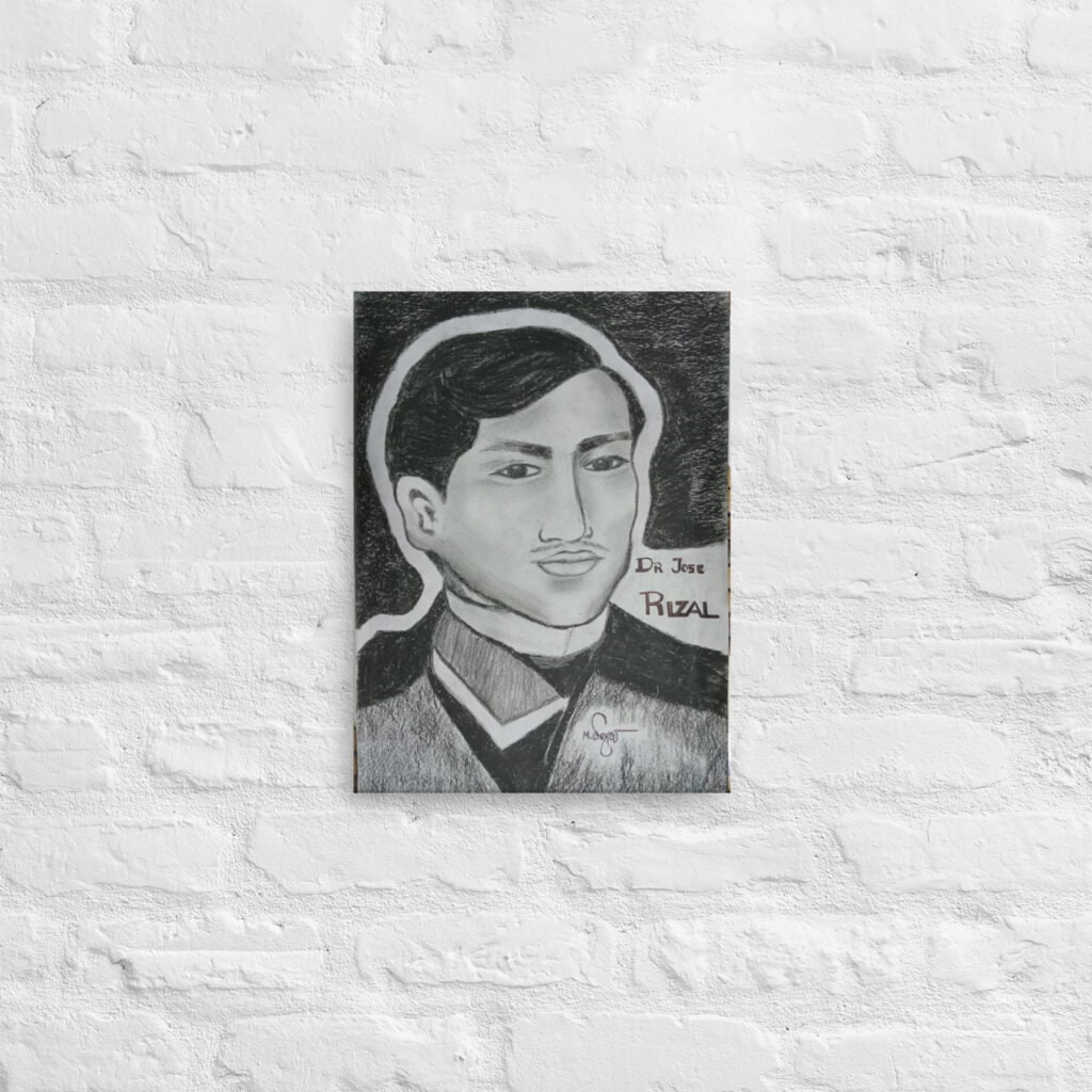 Jose Rizal Drawing Black And White