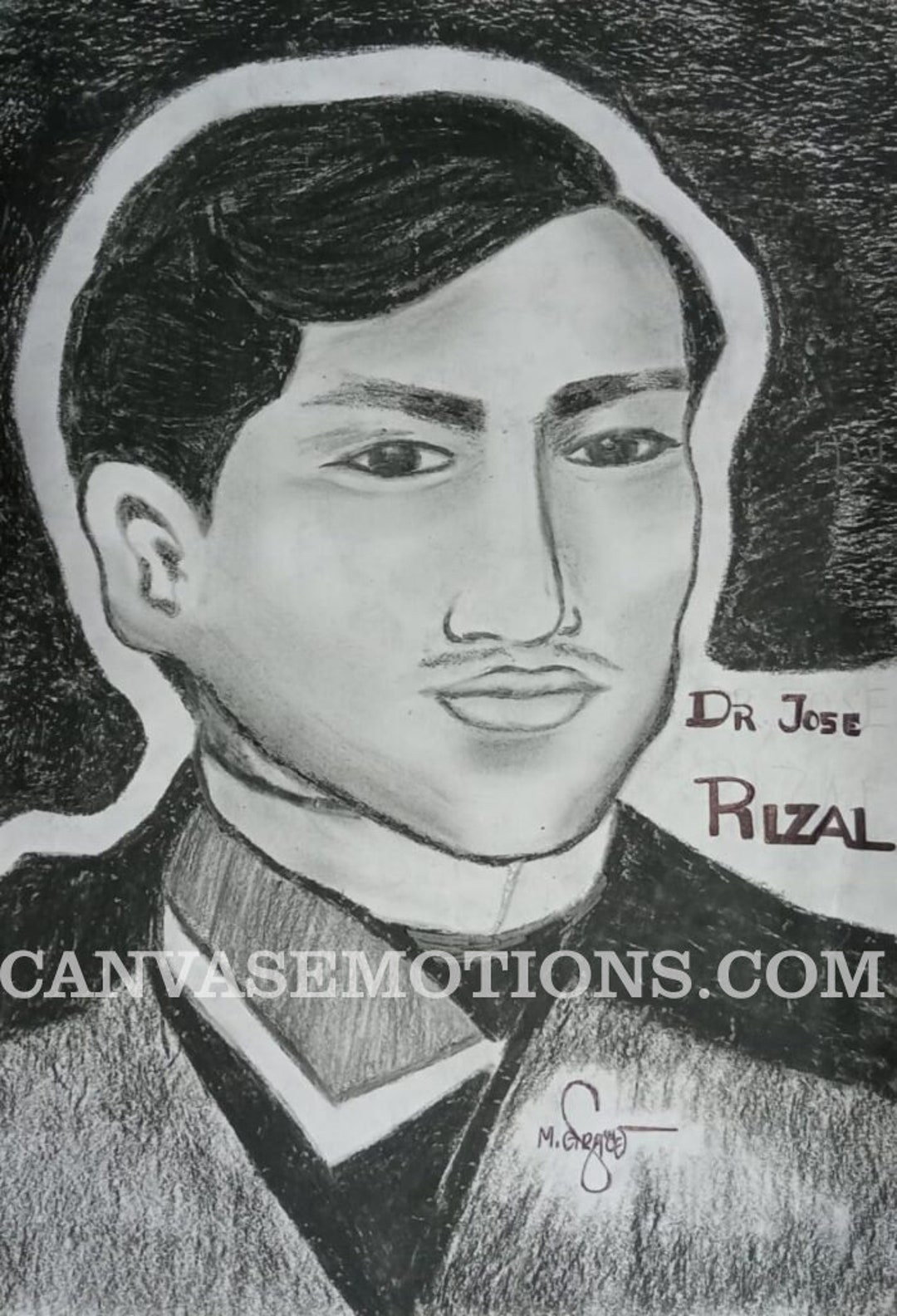 Portrait of José Rizal - Etsy