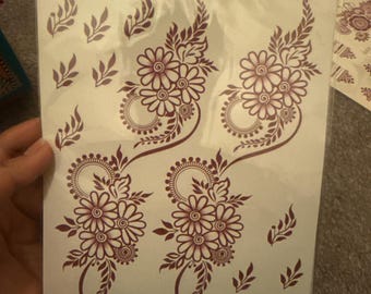 Daisy Henna Tattoo - Etsy